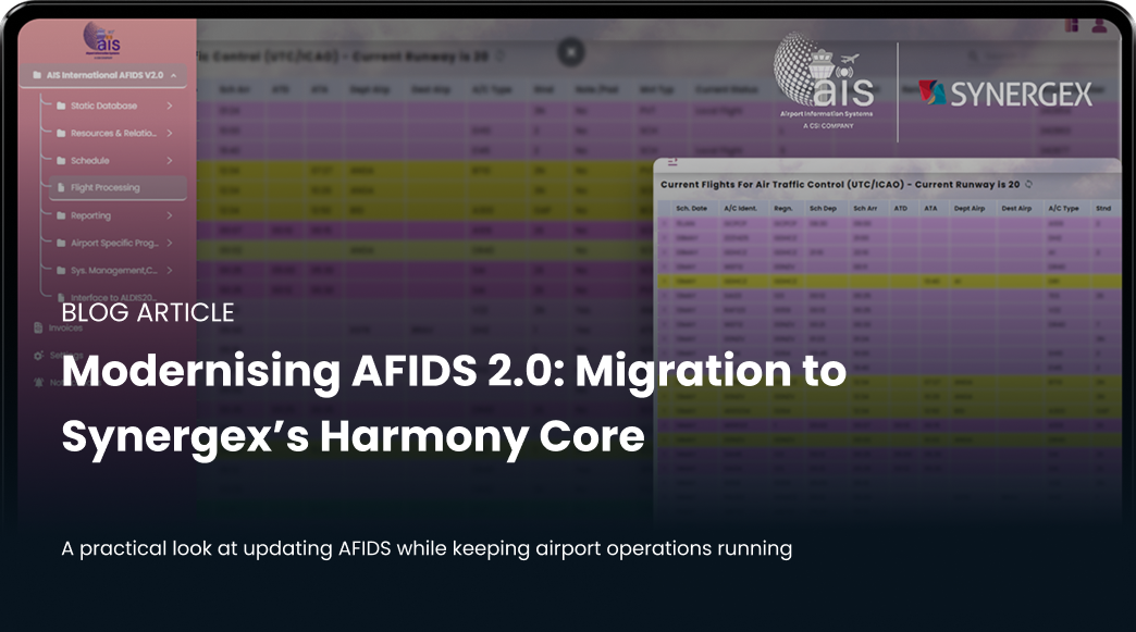 Modernising AFIDS 2.0: Migration to Synergex’s Harmony Core Web ...